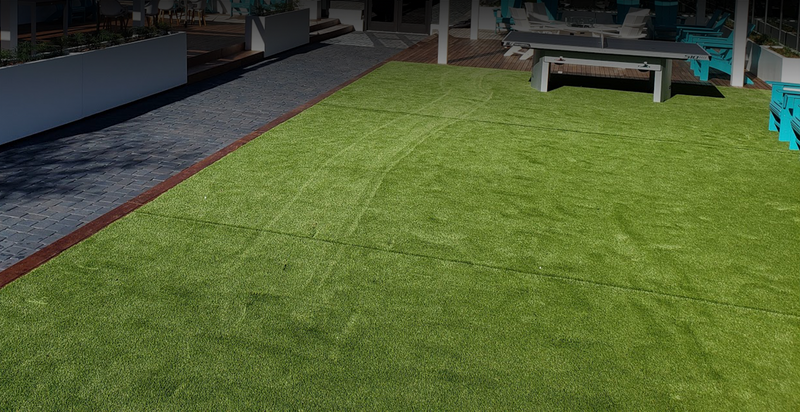 Deck Turf & FRP panels for raised grass and artificial turf - Deck Tile ...