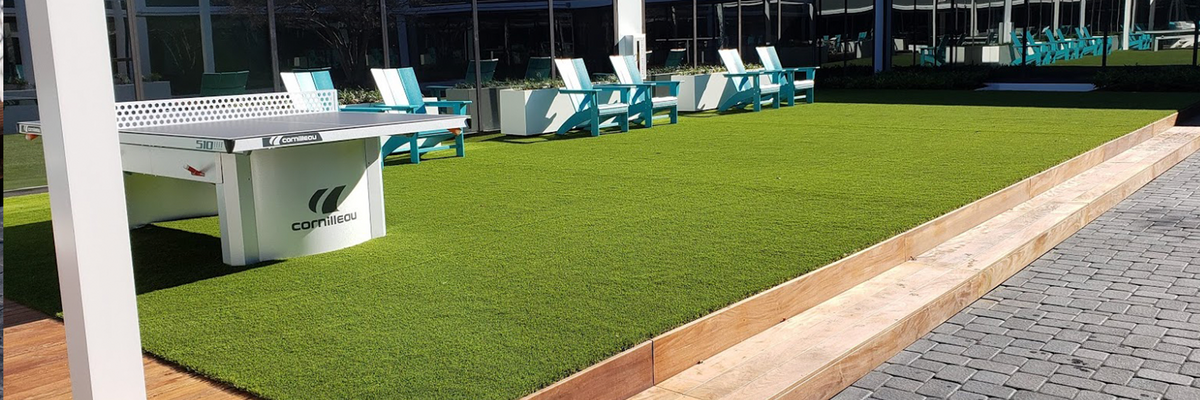 Deck Turf & FRP panels for raised grass and artificial turf - Deck Tile ...